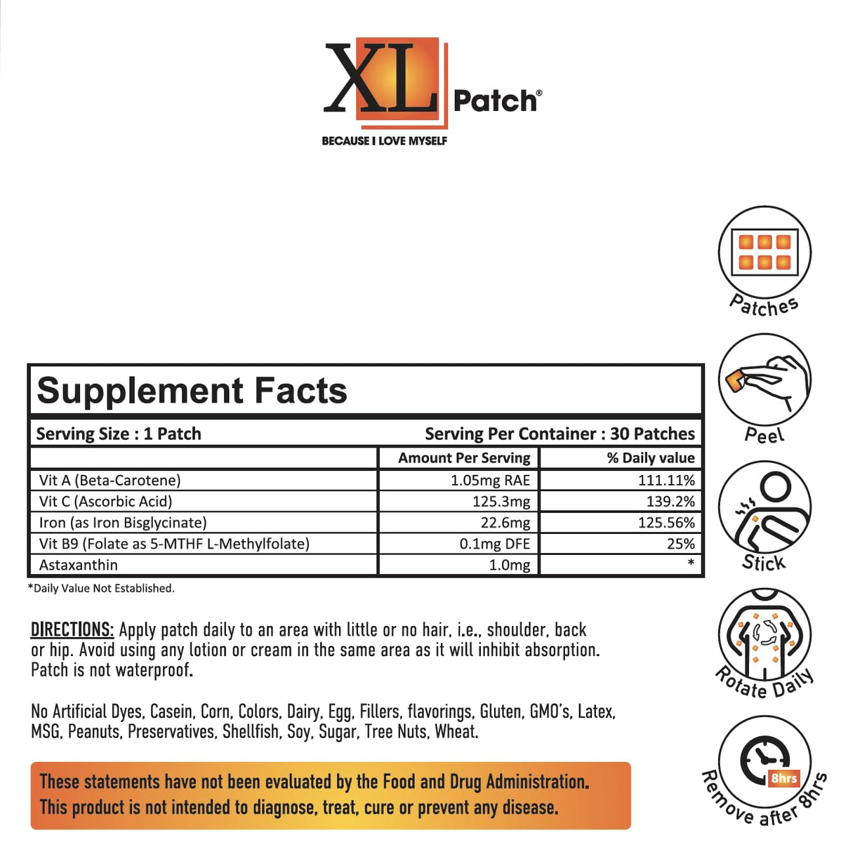 Iron Plus Patch by XLPatch (30-Day Supply) – XL Patch