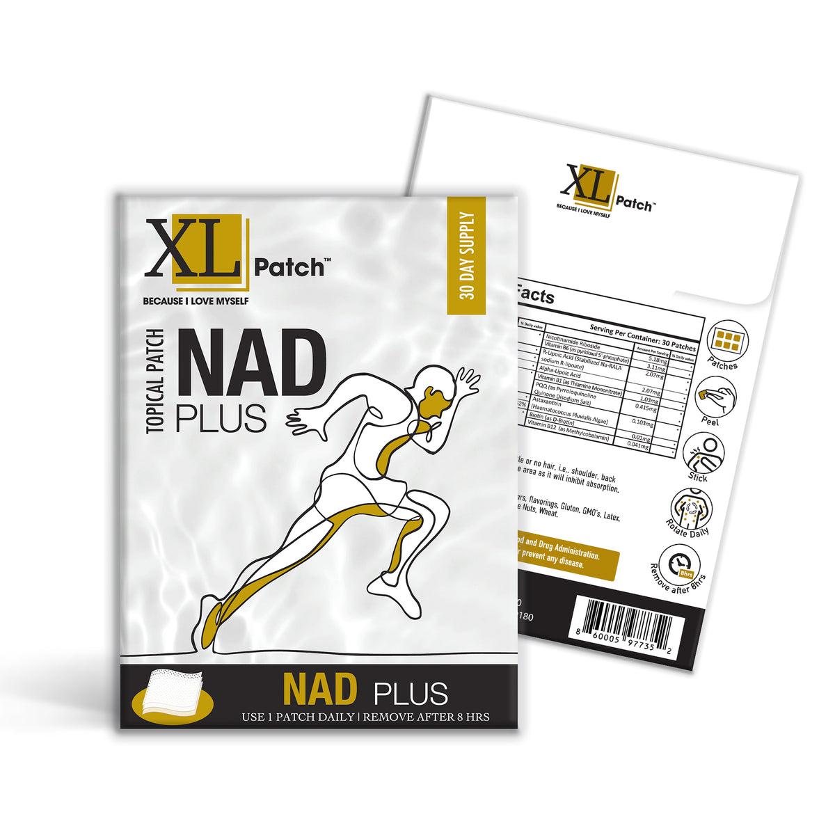 The XLPATCH NAD Plus Patch, 30 Day Supply – XL Patch